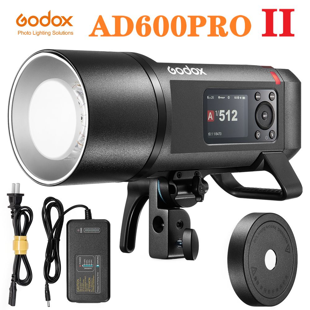 Godox AD600PROII Flash 600W TTL HSS Встроенный литий-ионный аккумулятор ...