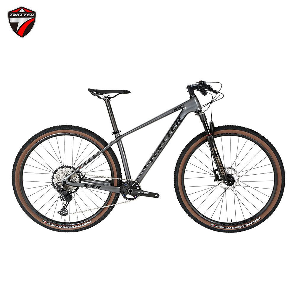 Велосипед горный 29 TWITTER LEOPARD PRO M6100-12(СЕРЫЙ) - купить по ...