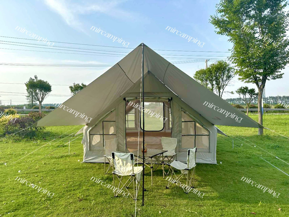 Палатка 12-местная Надувная дом 1853-6 м2, надувной каркас, для кемпинга купить c доставкой на ...