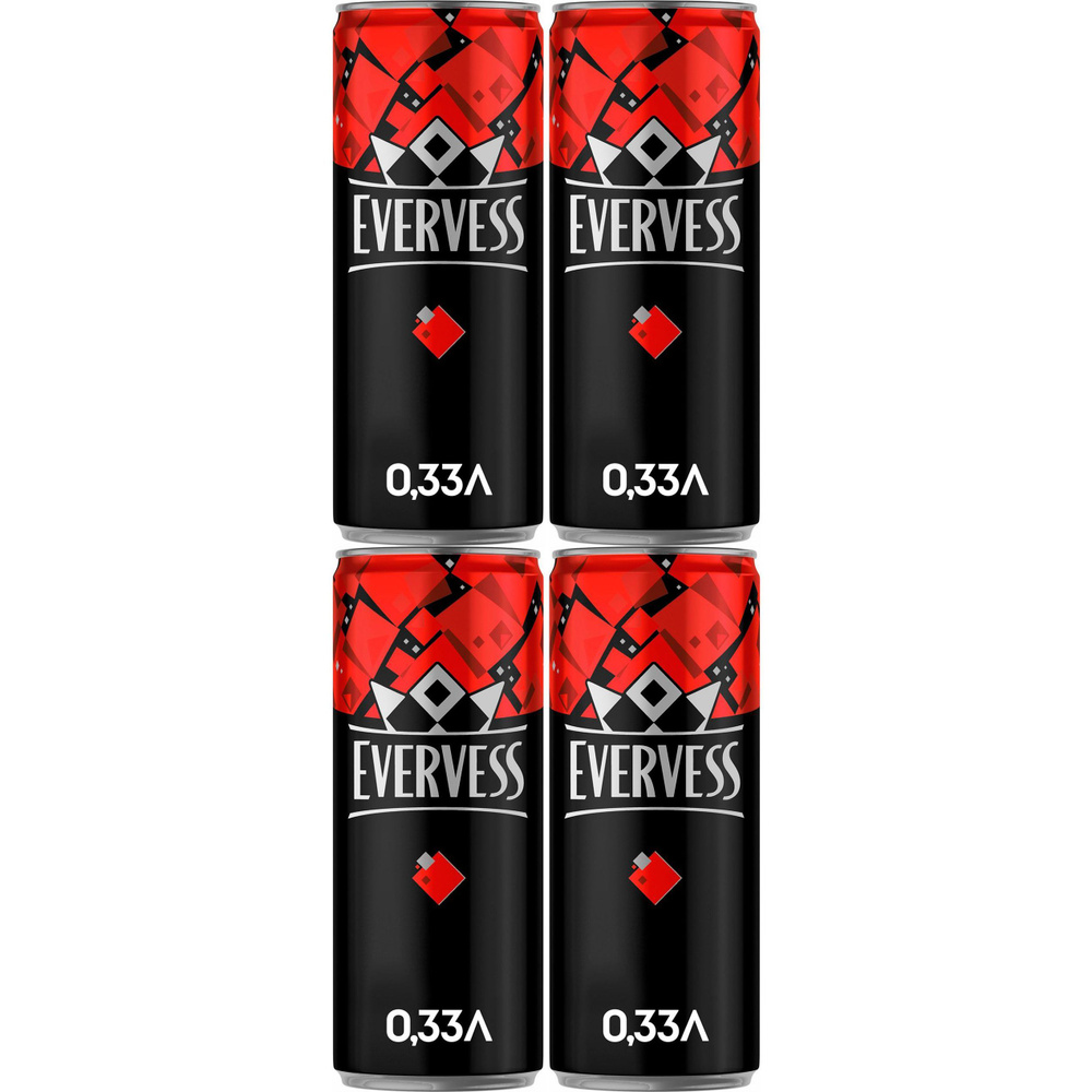 Газированный напиток Evervess Кола 330 мл, набор: 4 штуки купить на ...