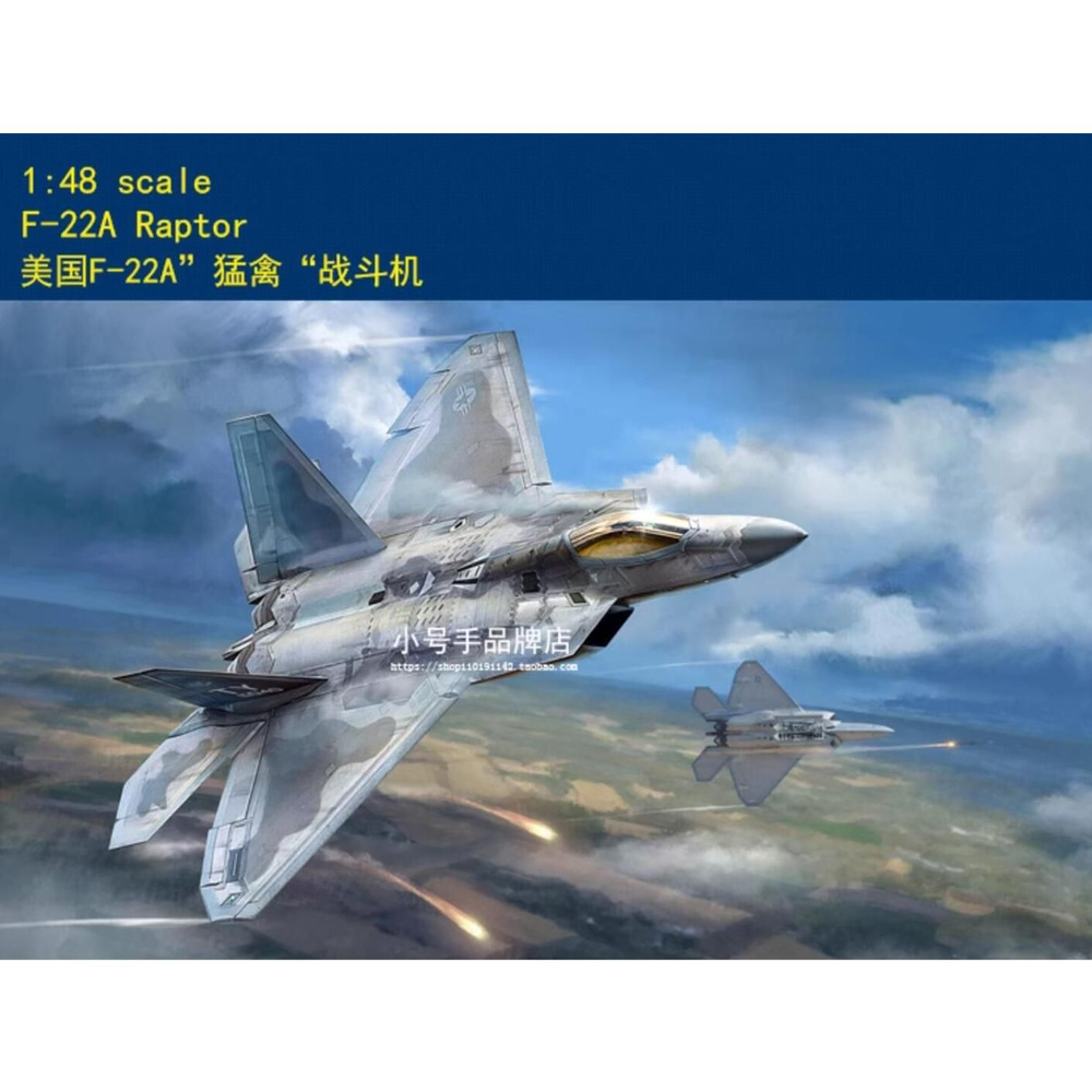 Трубач i love kit 62801 1/48 Scale F-22A Raptor Plastic Model kit ...