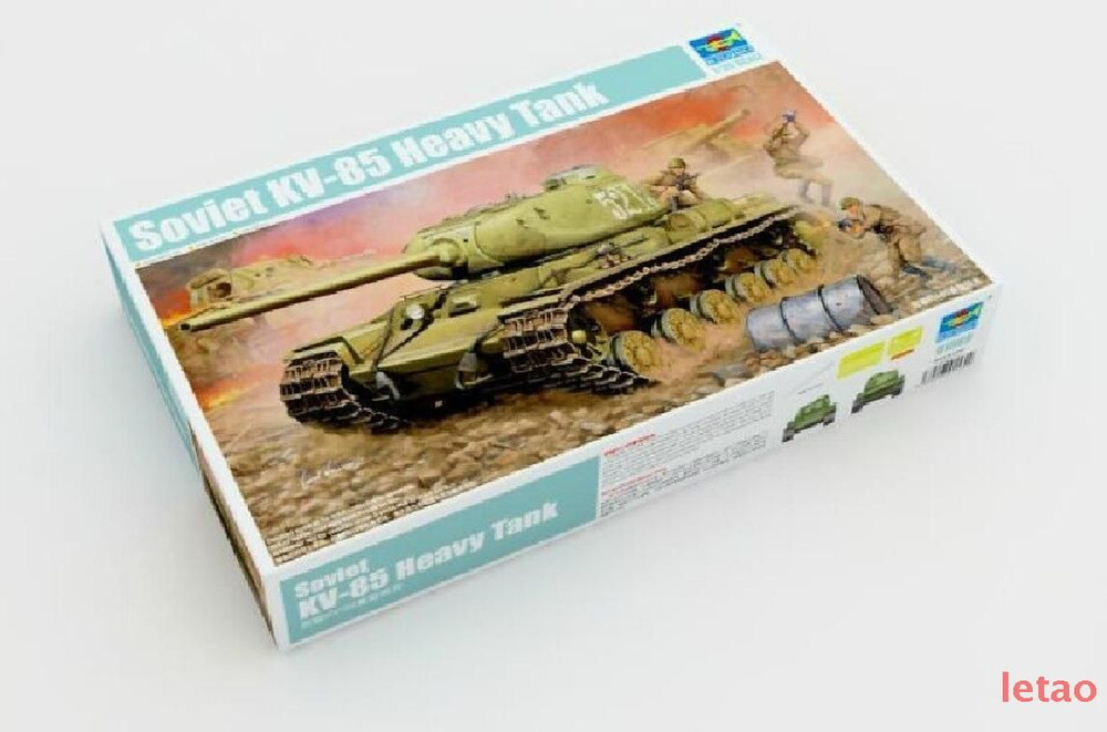 Trumpeter 1/35 01569 Советский тяжёлый танк КВ-85 Танки letao купить на OZON по низкой цене ...