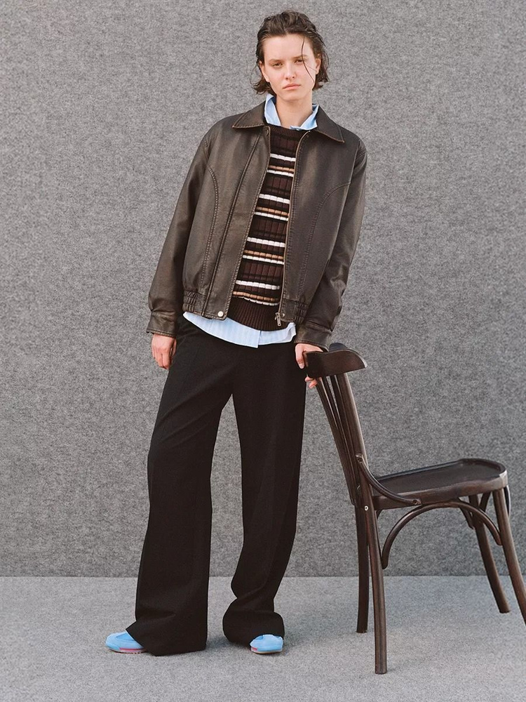 Брюки Женский Befree черный Текстиль Повседневный, размер 46 Без застежки На любой сезон, рост ...