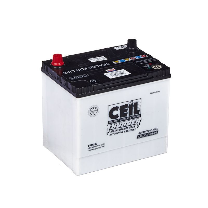 Аккумулятор автомобильный CEIL JIS 55D23L арт. 55D23L, EXIDE, Ёмкость ...