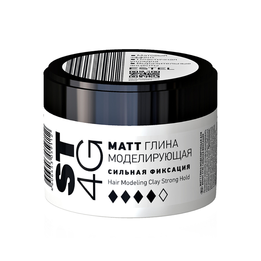 ESTEL МАТТ Глина для волос моделирующая ST4G Сильная фиксация, 65 мл купить на OZON по низкой ...