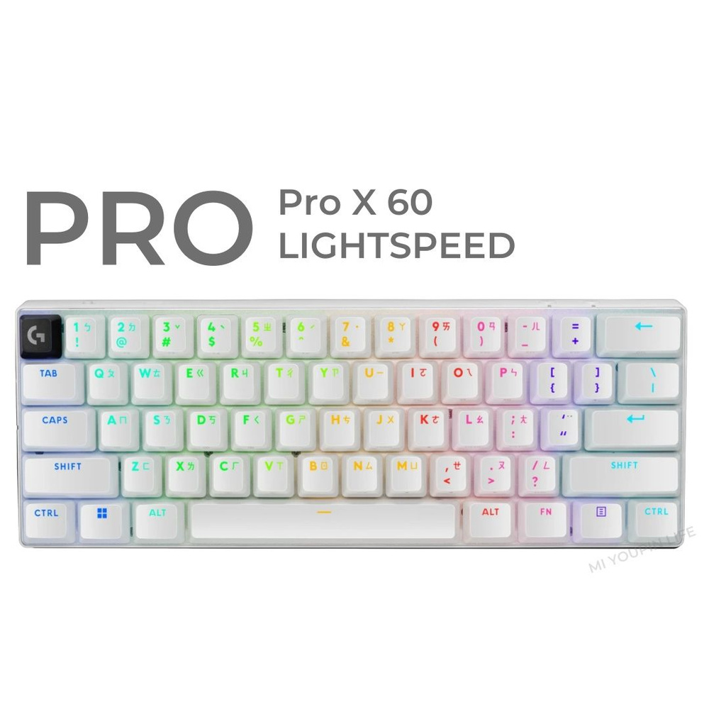 Logitech Игровая клавиатура беспроводная Pro X 60 LIGHTSPEED LIGHTSYNC ...