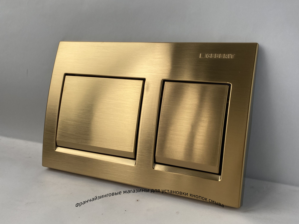 Скрытая панель Geberit Alpha 15 брашированное золото купить на OZON по ...
