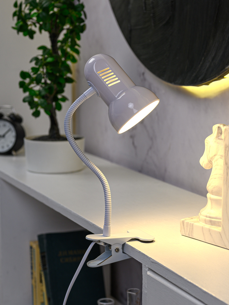 Светильник настольный на прищепке, ARTSTYLE, HT-122W под лампу с ...