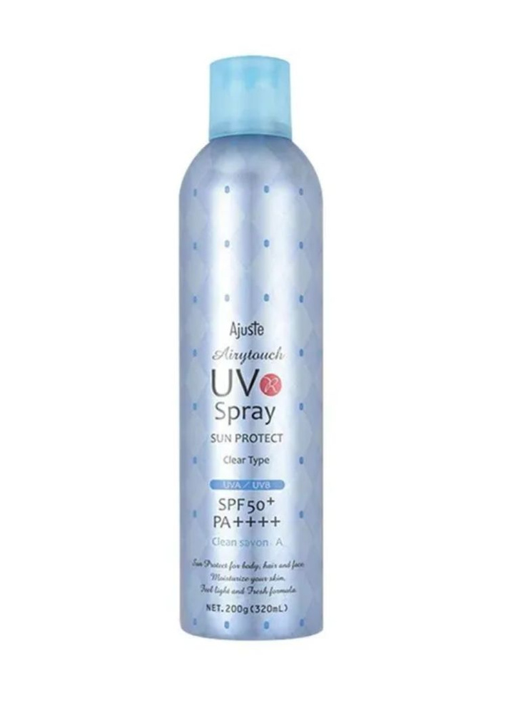 Солнцезащитный спрей Ajuste Airytouch UV Spray Sun Protect Clean Savon ...