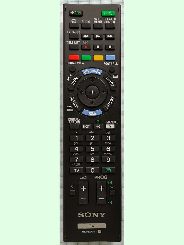 Пульт SONY RM-ED061 ОРИГИНАЛ (LCD) купить на OZON по низкой цене ...