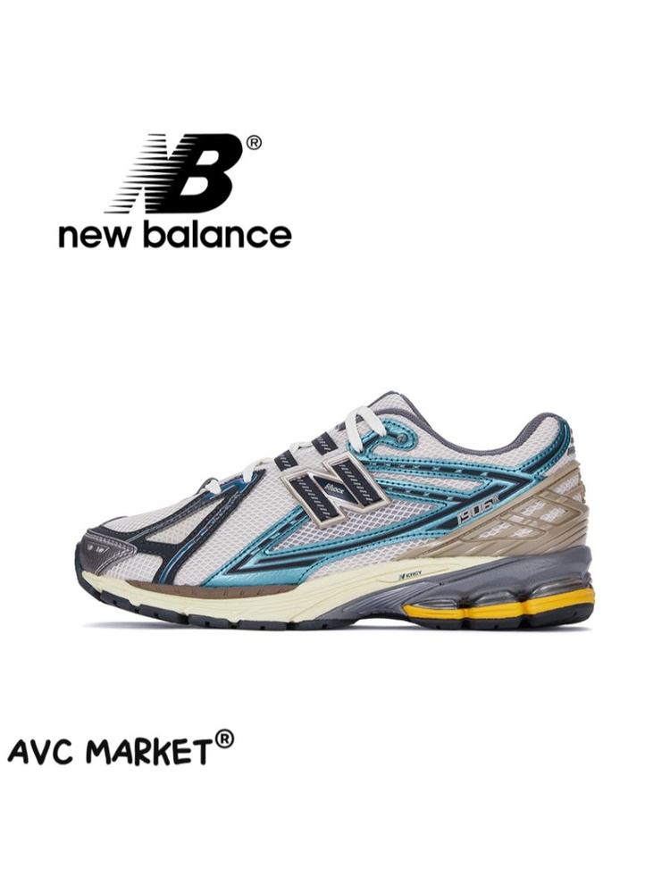 Кроссовки Мужской, Женский New Balance Синтетическая дышащая сетка, Синтетическая кожа, размер ...