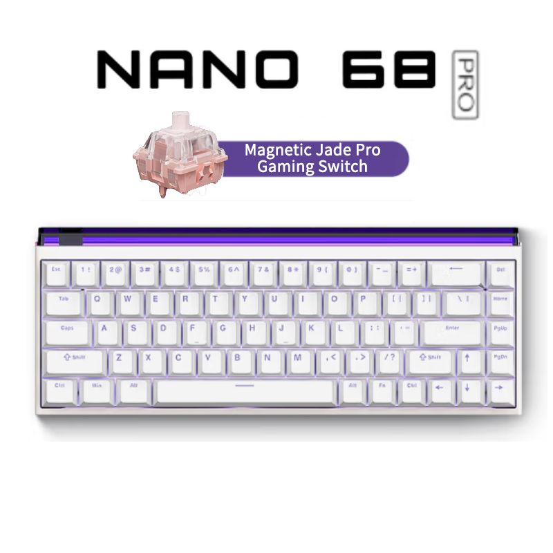 MADLIONS Игровая клавиатура проводная NANO 68 PRO Magnetic Jade Pro ...