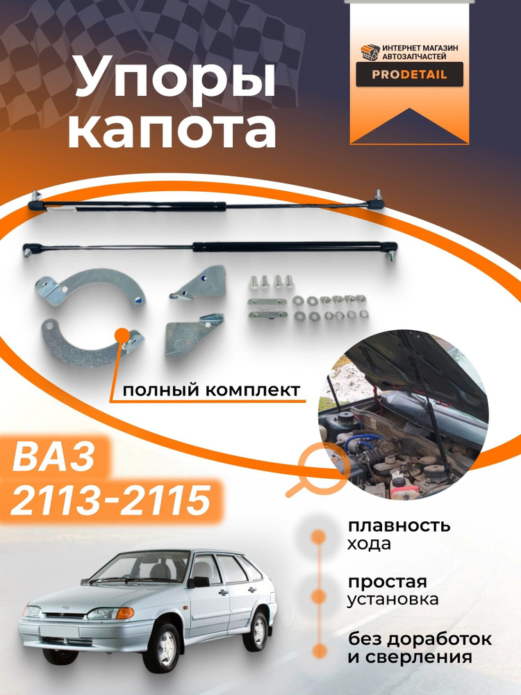 Газовые упоры капота 2113, 2114, 2115 купить на OZON по низкой цене ...