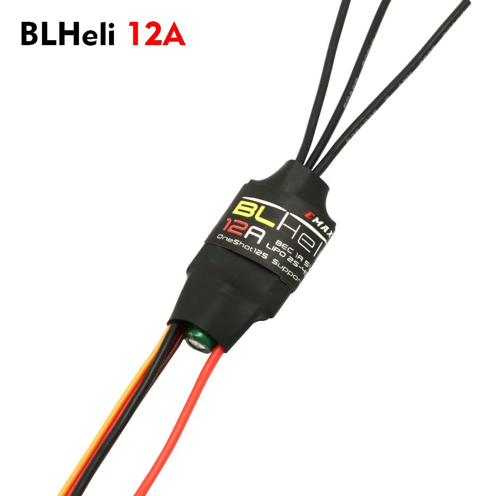 EMAX BLHeli 12A ЭСК однонаправленный Бесколлекторный регулятор 2-4S ...