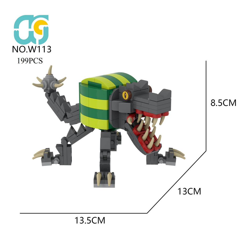 Конструктор Italian Brainrot /Watermelon Giraffe,совместимы с легo ...