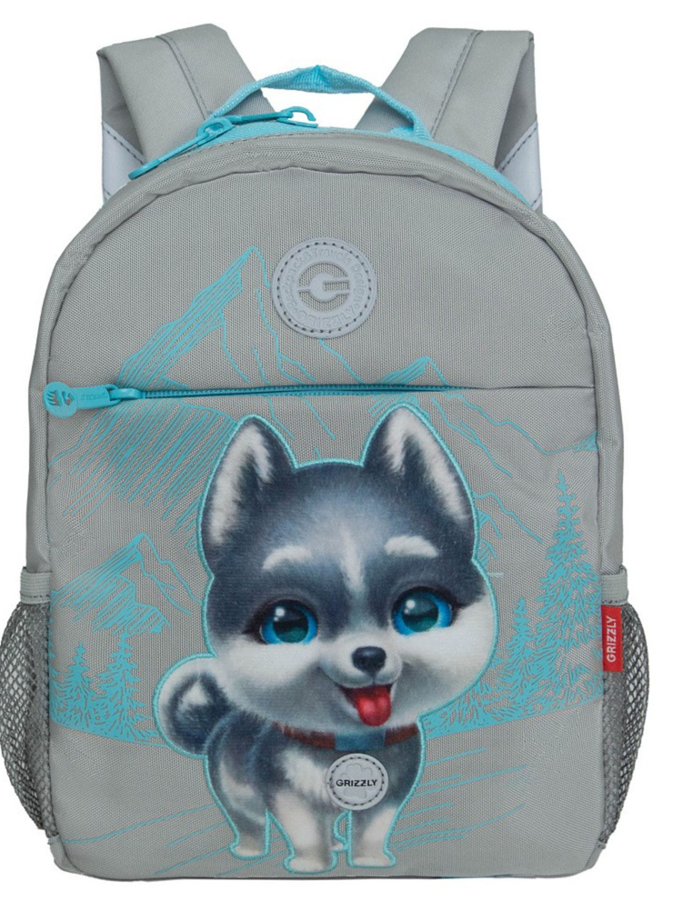 Детский рюкзак GRIZZLY RK-477-4, светло-серый, 22х28х10 купить на OZON ...