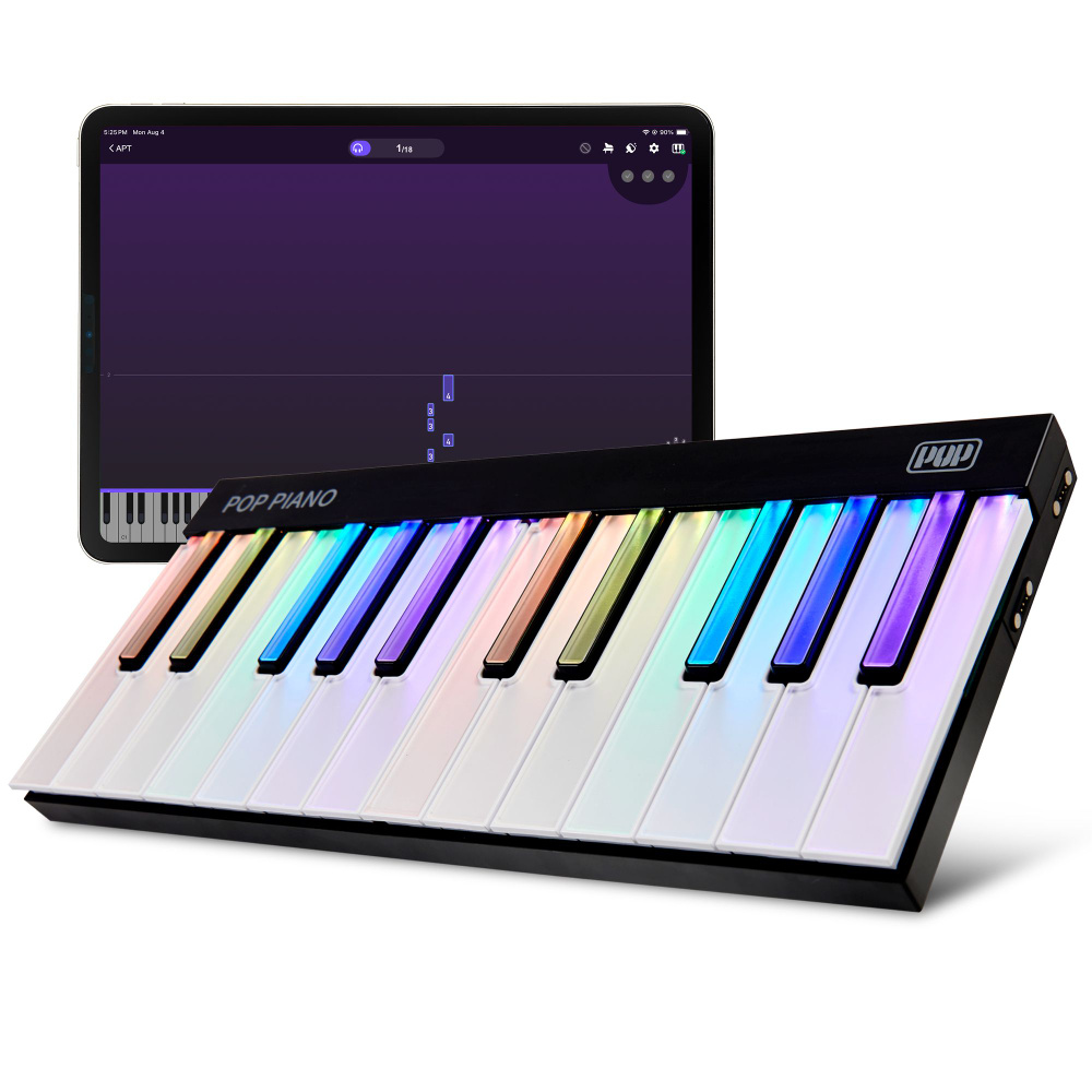 Электронное пианино POP Piano P24 24 клавиши с RGB подсветкой для ...