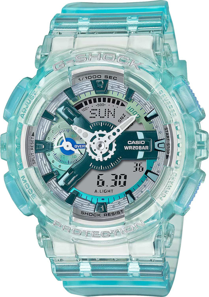 Часы наручные женские Casio G-Shock GMA-S110VW-2A купить на OZON по низкой цене (2748134943)