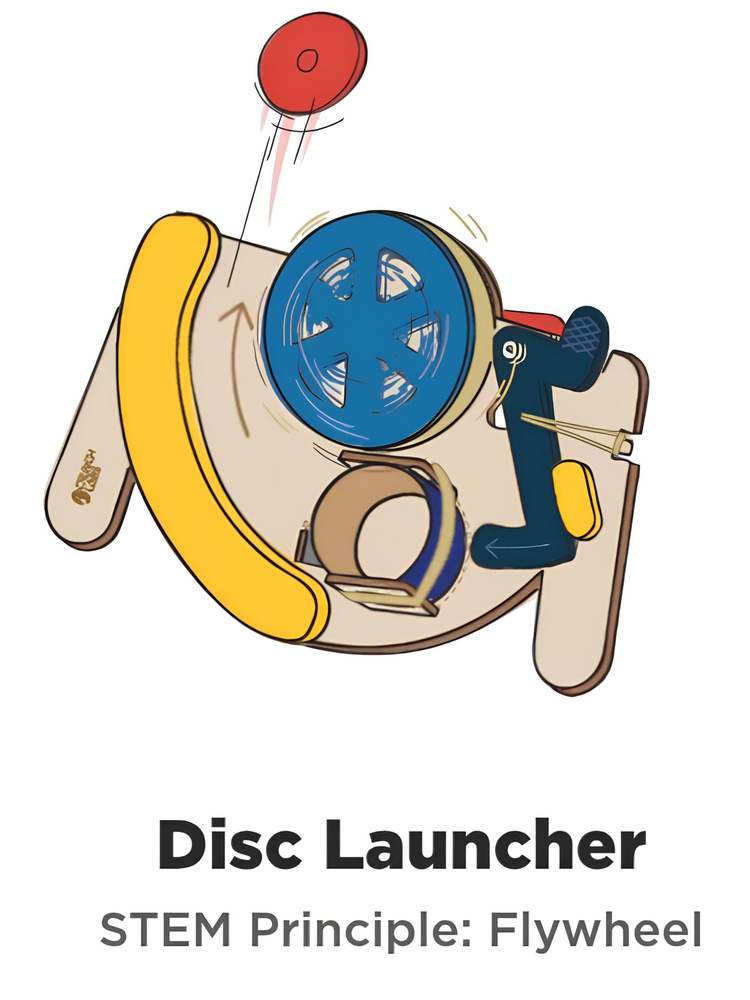 Обучающая игра Disc launcher Дискомет , Build box, Crunch labs купить ...