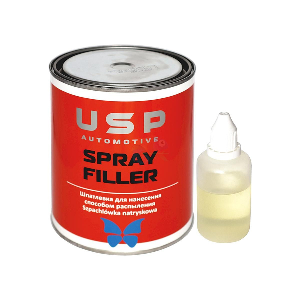Жидкая распыляемая автомобильная шпатлевка USP Automotive Spray Filler ...