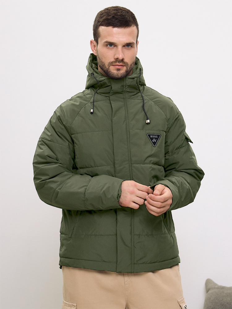 Куртка Мужской BOOS JACK умеренно зеленый Политекс, размер 52 ...