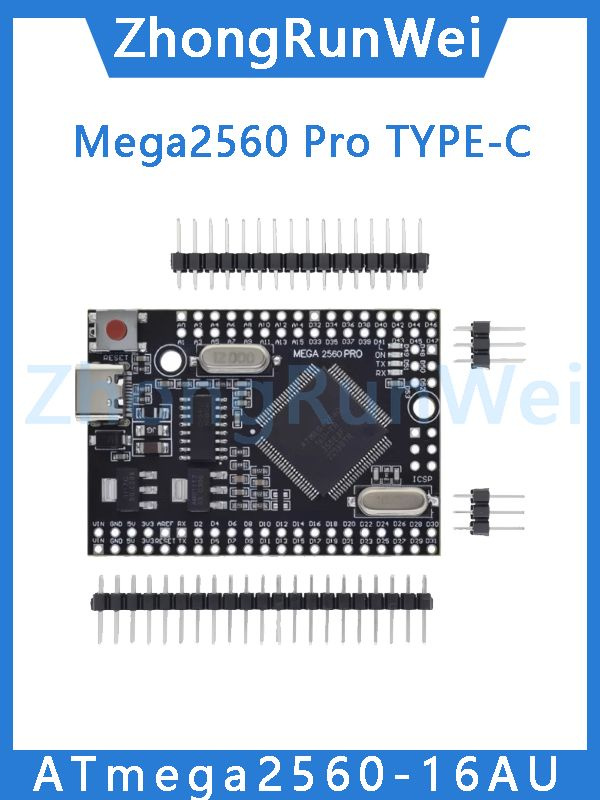 Mega2560 Pro TYPE-C порт ATmega2560-16AU USB CH340G Умная электронная доска для разработки ...