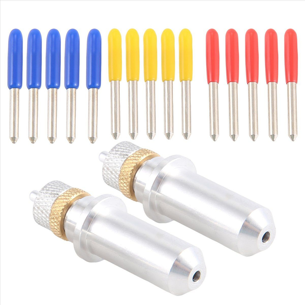 17 шт./компл. 30/45/60 градусов для режущего плоттера , виниловый резак + держатель, уточнение ...