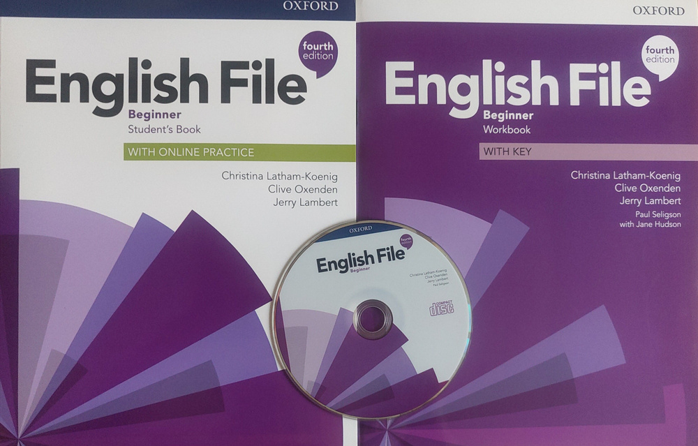 English File Beginner. Fourth Edition. Комплект: Student's Book ...