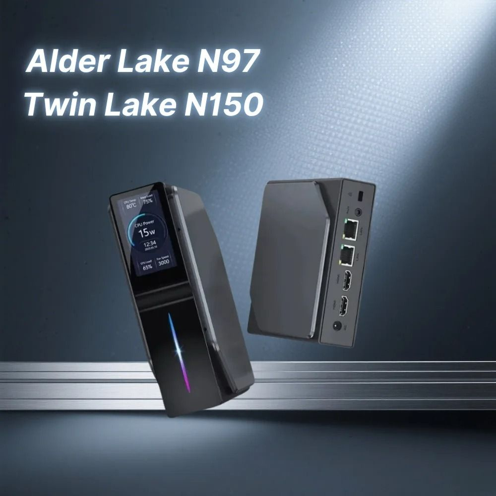 Мини-ПК (Intel N150, RAM 16 ГБ, SSD 512 ГБ, Intel Graphics, Windows 11 ...