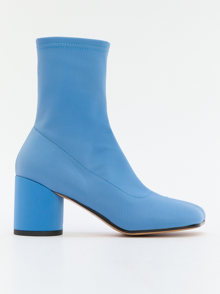 Ботильоны Женский TENDANCE темно-голубой, размер 39 Демисезон R (средняя) Толстый каблук Франция ...