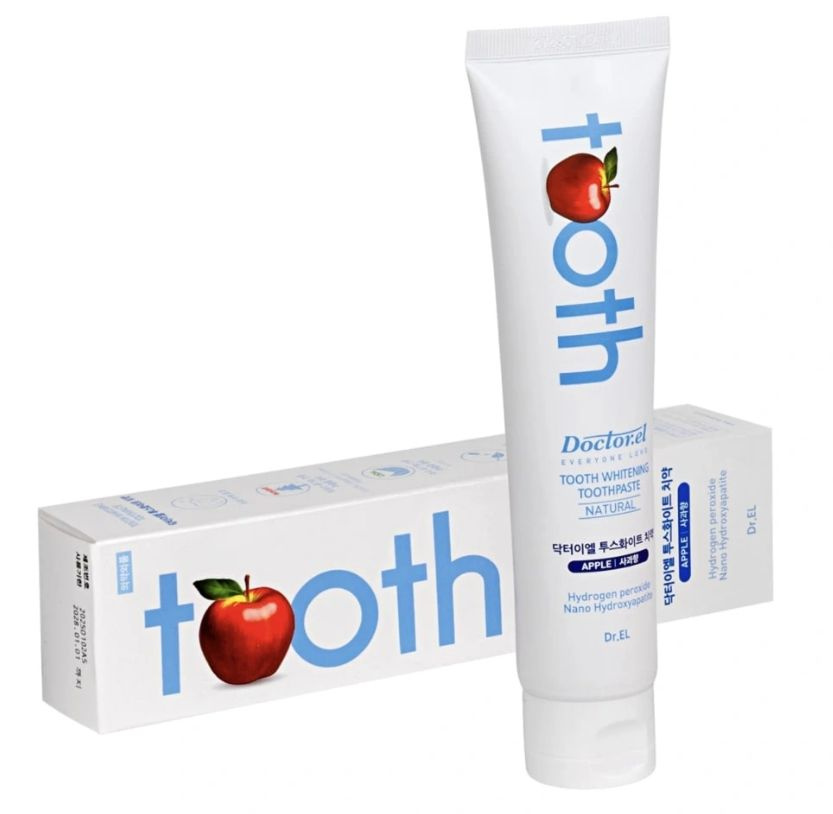 Зубная паста Dr.EL Tooth Whitening Яблоко, 120 гр /Корея купить на OZON ...