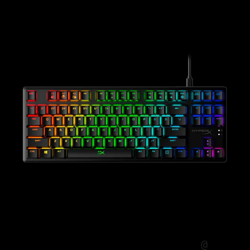 Игровая клавиатура проводная Alloy Origins Core, (HyperX Red), Русская ...