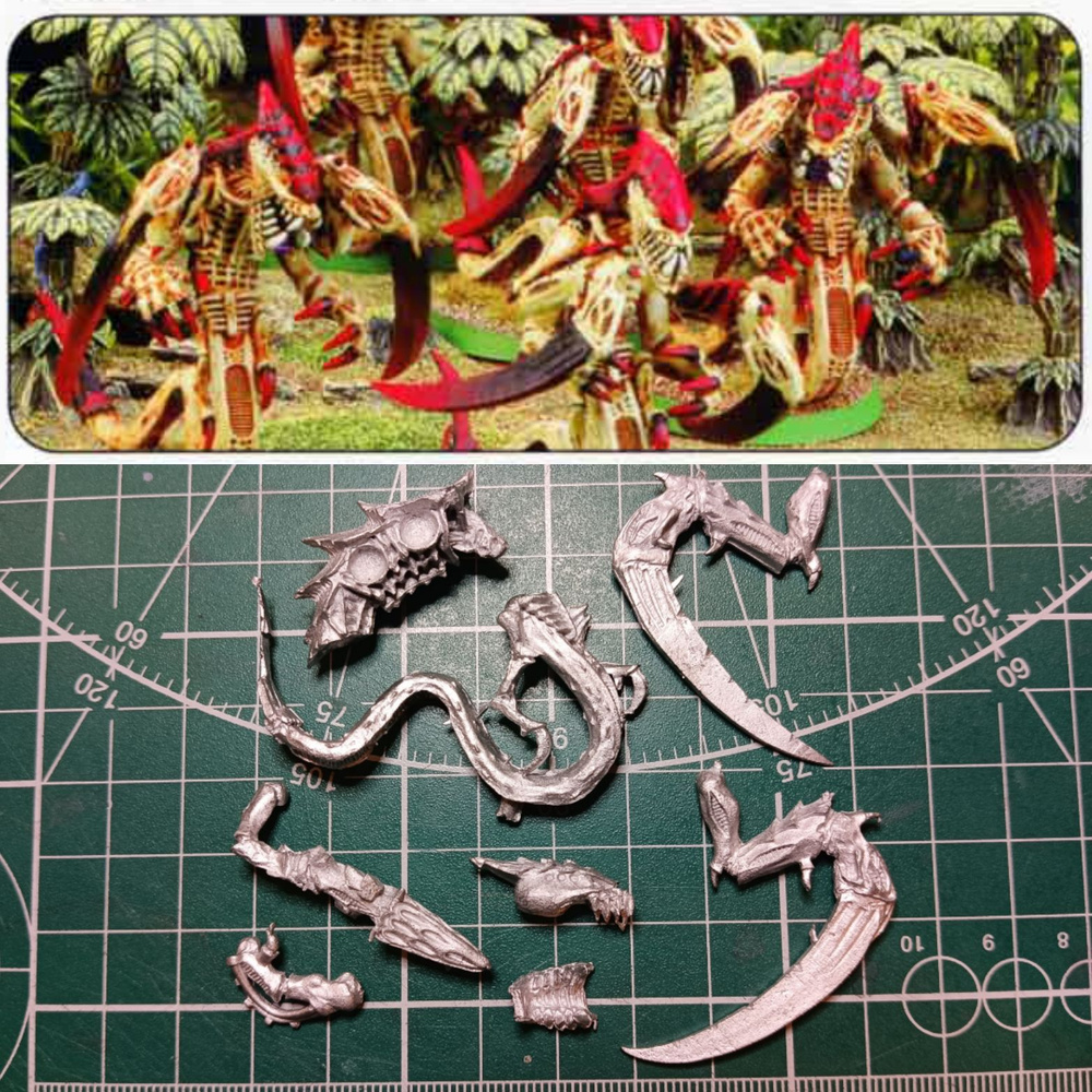 Tyranid Ravener 2 (3ed) Warhammer 40000 миниатюра металл купить на OZON ...