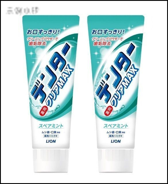 Зубная паста c полирующей пудрой "Dentor Clear MAX" Lion Япония, свежая ...