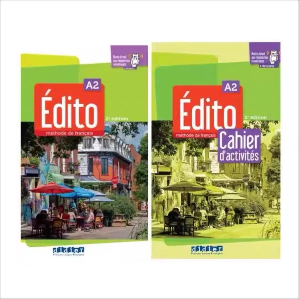 Учи французский: 2022 Edito A2 + didierfle.app A2 Livre Marion Perrard ...