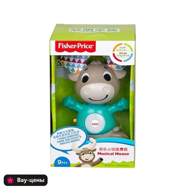 Fisher-Price Linkimals Musical Moose Китайская версия / Интерактивные ...