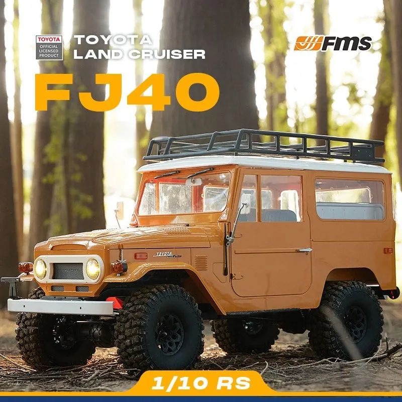 FMS 1/10 RC car Toyota FJ40, 4WD электрический скалолазный внедорожный ...
