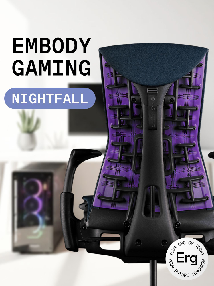 Кресло Herman Miller X Logitech G Embody Gaming Nightfall / Nova купить ...
