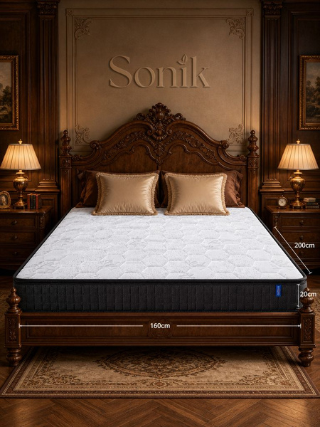 Матрас Sonik матрац SONIK001, Независимые пружины, 90x200 см купить c ...