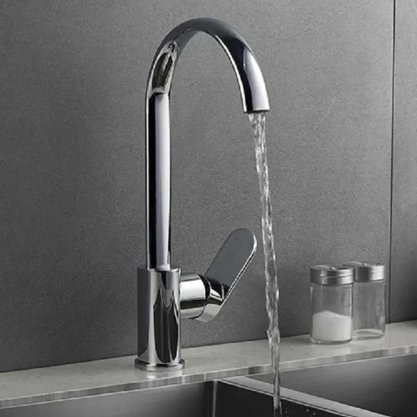 Смеситель для кухни с поворотным изливом ECONOCE EC0392 хром купить на OZON по низкой цене ...