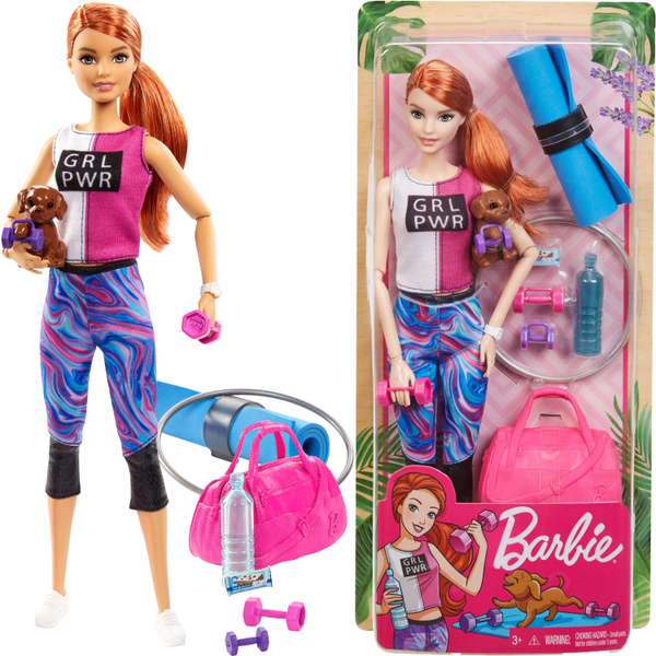 Кукла Mattel Barbie Релакс Фитнес, кукла с питомцем, GKH73_GJG57 купить ...