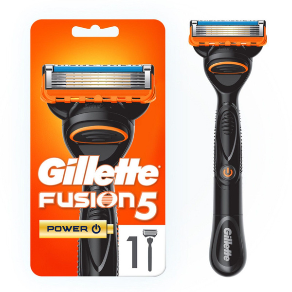 Бритва Gillette Fusion5 Power, 1 сменная кассета, (с элементом питания ...