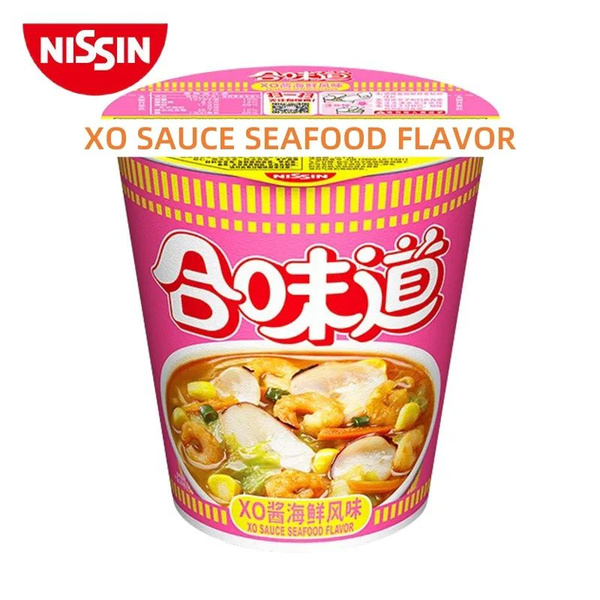 Лапша Nissin соус ХО со вкусом морепродуктов в стакане, произведенная в Китае купить на OZON по ...