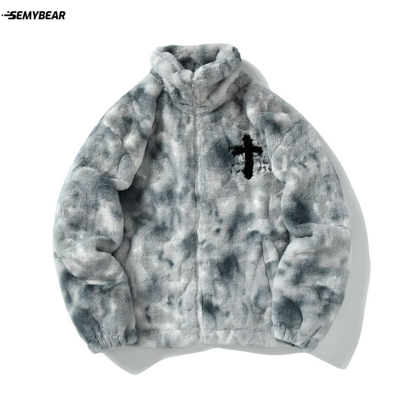 Куртка Мужской, Женский Koton Воротник дымчатый синий Полиэфирное волокно, размер 40, 42 Длинный ...