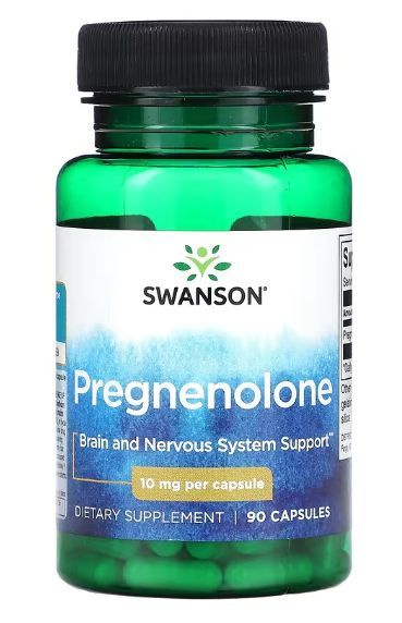 Прегненолон 10 мг 90 капсул Swanson Pregnenolone купить на OZON по низкой цене (1782298165)