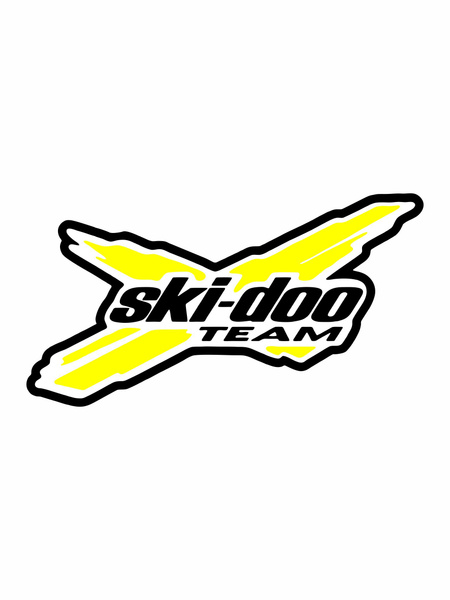Наклейка SKI DOO BRP Team (Комплект 2шт) купить на OZON по низкой цене ...