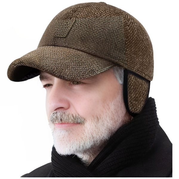 Бейсболка Ediko Hat Зимняя мужская бейсболка Ediko Hat с ушной ...