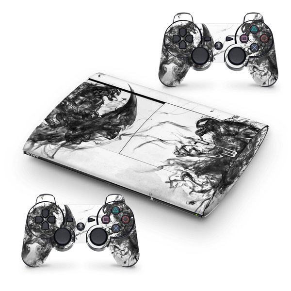 Наклейка Venom Smoke для Sony PlayStation 3 Super Slim полный комплект ...
