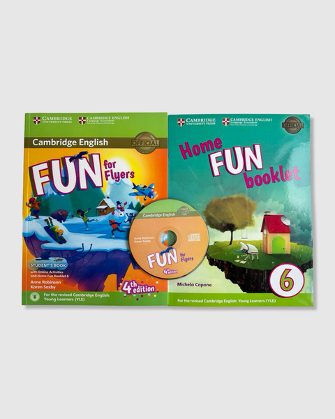 Fun for Flyers 4th edition (Student's book + Home fun booklet 6 + диск ...