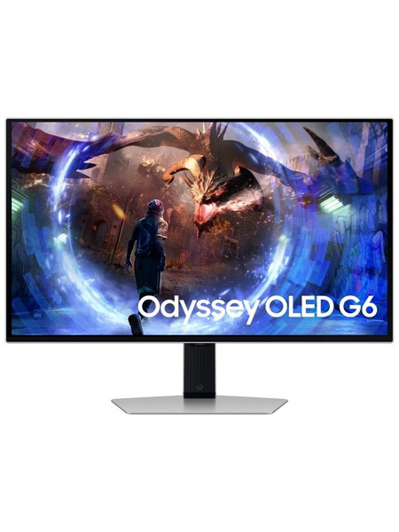 Samsung 27" Монитор Odyssey OLED G6 2K/360Hz/0.03ms/S27DG602SC, светло ...